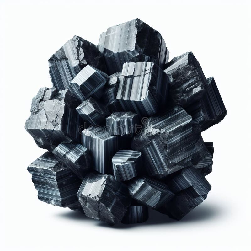 Pyroxene a Group of Dark Colored Silicate Minerals with a Moncl Stock ...