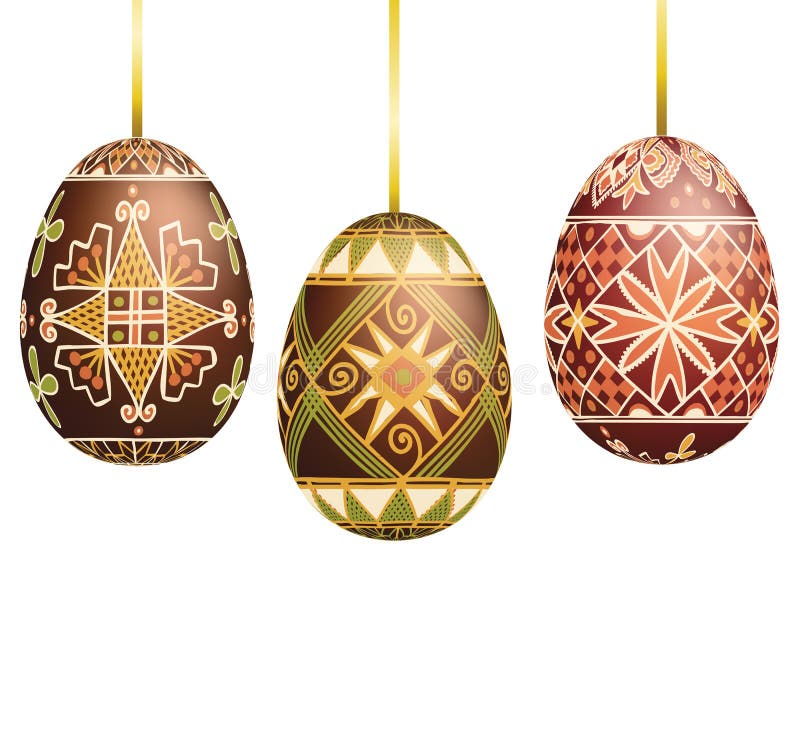 Pysanky Ukrainian Easter Eggs Stock Illustrations – 112 Pysanky ...