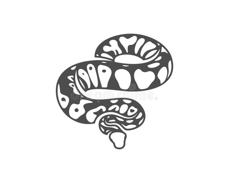 Python蛇徽标向量、动物图形、蛇设计模板图示 库存例证. 插画 包括有 犬齿, 艺术, 对象, 徽标 - 171673162