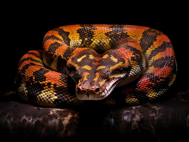 Python stock illustration. Illustration of models, colorful - 294982397