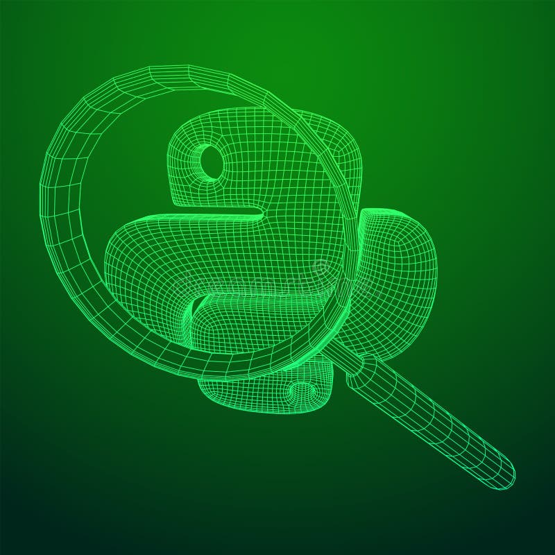 Python code language sign stock vector. Illustration of computing ...