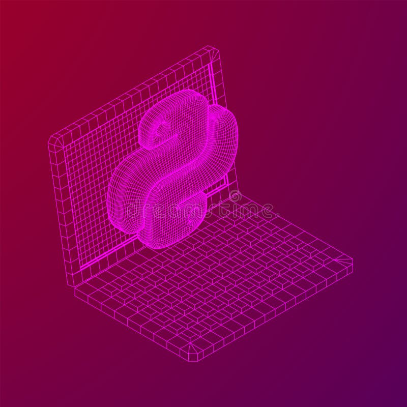 Python Code Language Sign Stock Vector Illustration Of Algorithm