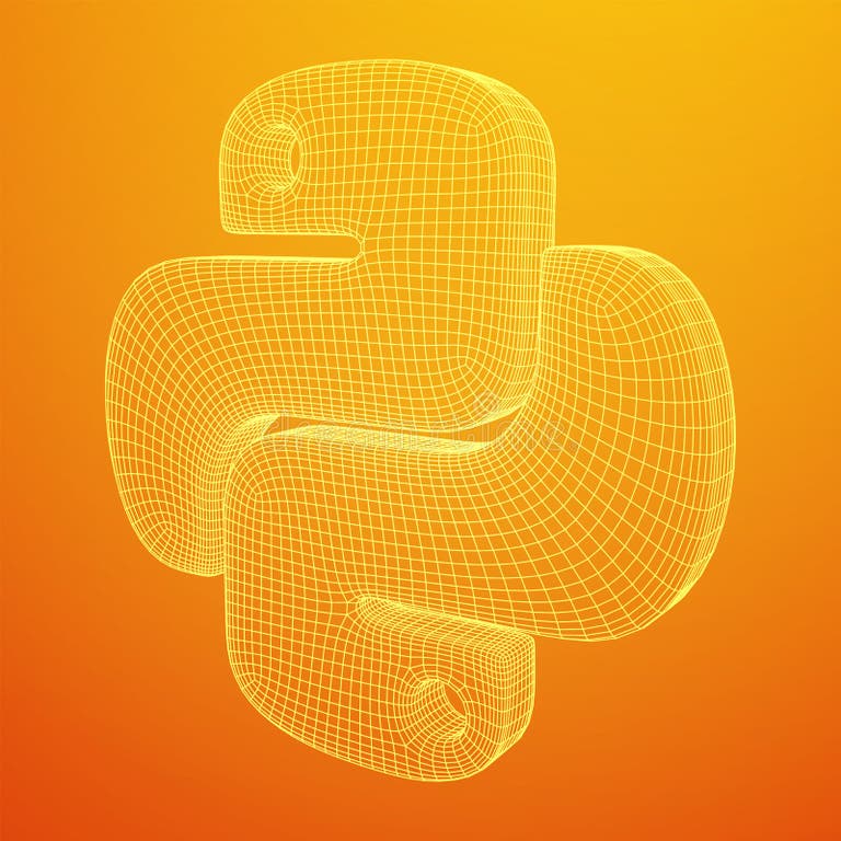 Python code language sign stock vector. Illustration of business ...