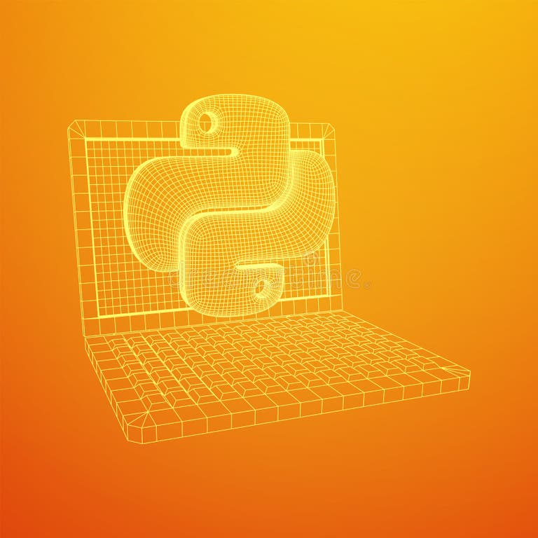 Python code language sign stock vector. Illustration of icon - 167501229