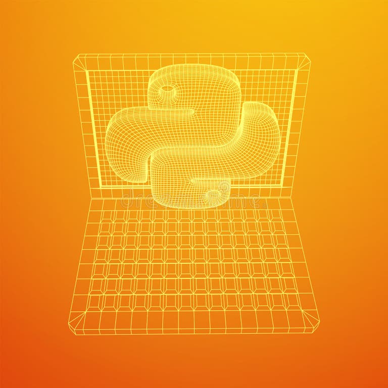 Python code language sign stock vector. Illustration of coding - 172961994