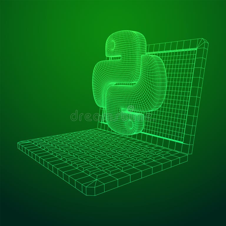 Python code language sign stock vector. Illustration of data - 173344512