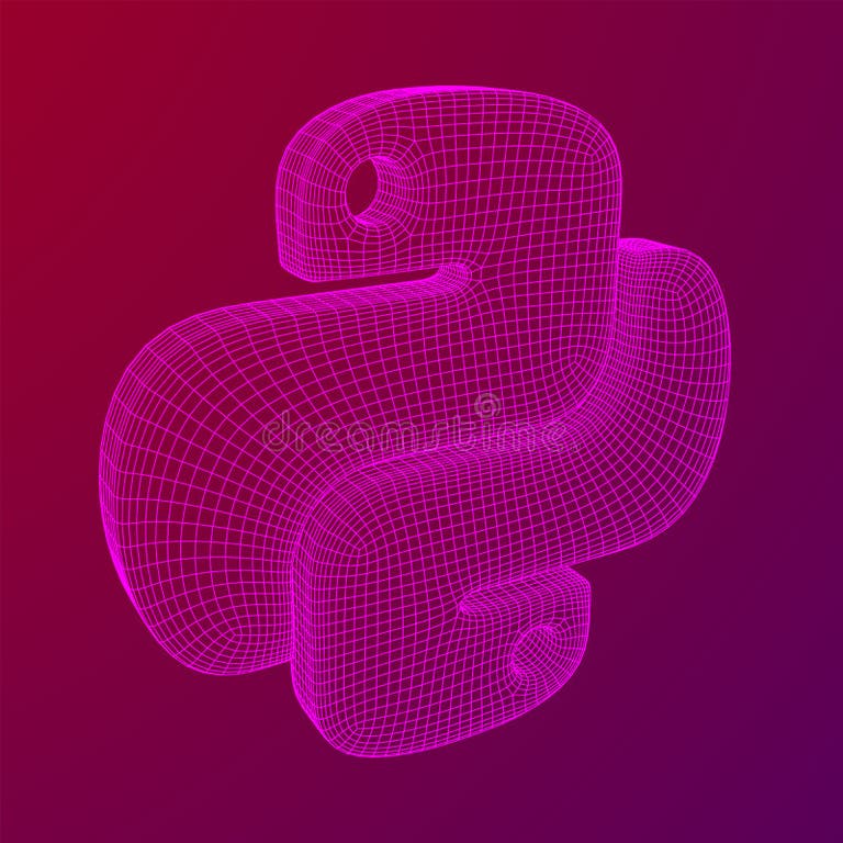 Python code language sign stock vector. Illustration of program - 167905975