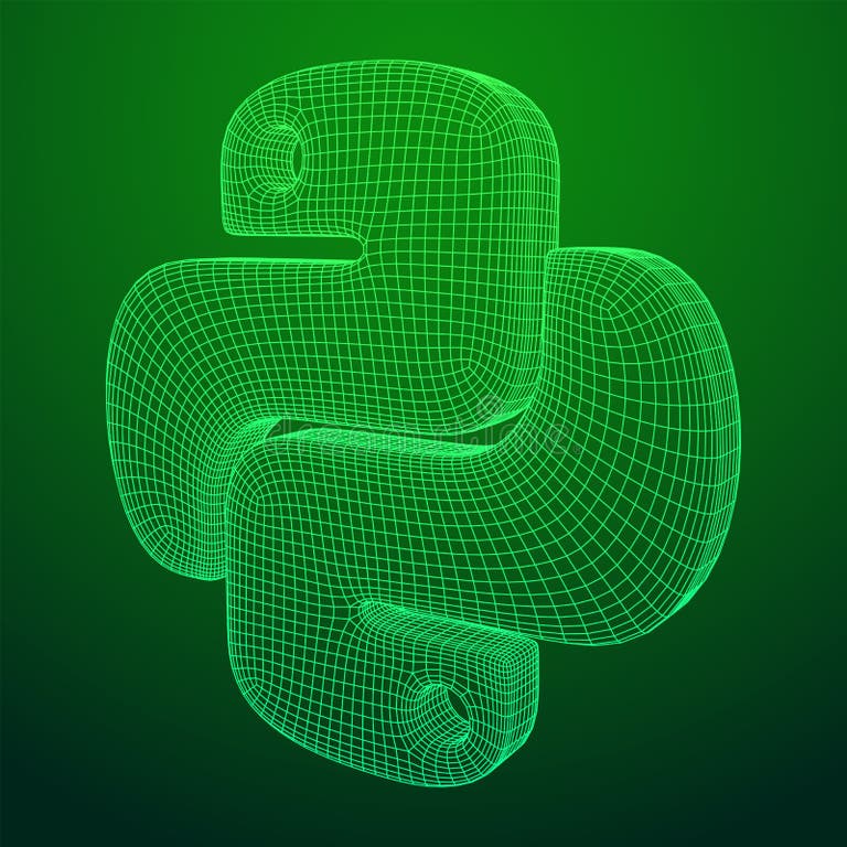 Python code language sign stock vector. Illustration of digital - 169514403