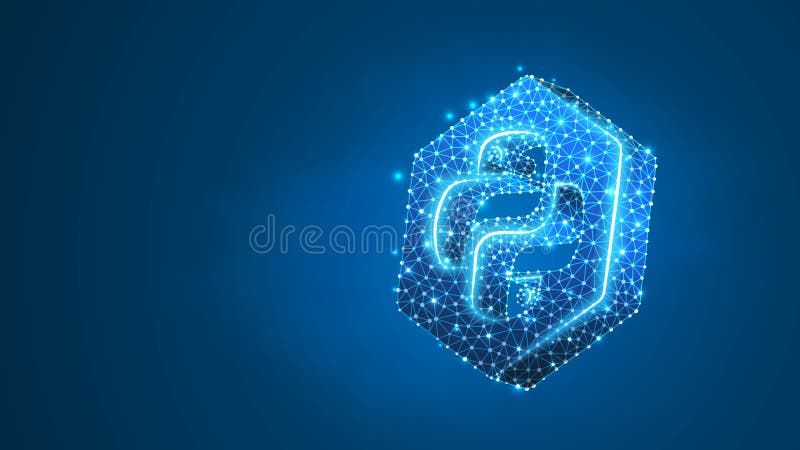 Python Coding Language Sign Device Programming Developing Concept Stock Vector Illustration