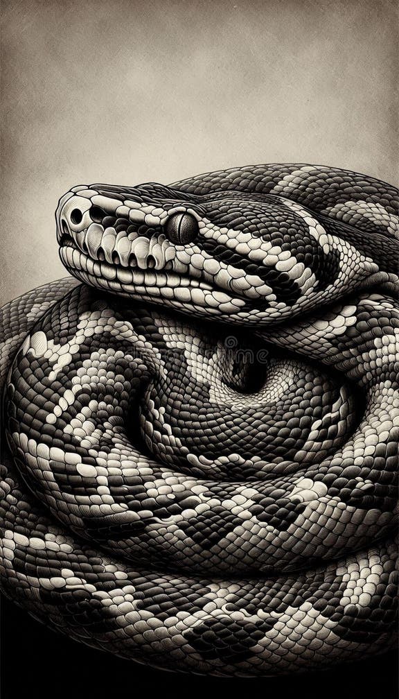 Python is a Genus of Constricting Snakes in the Pythonidae Family Stock ...