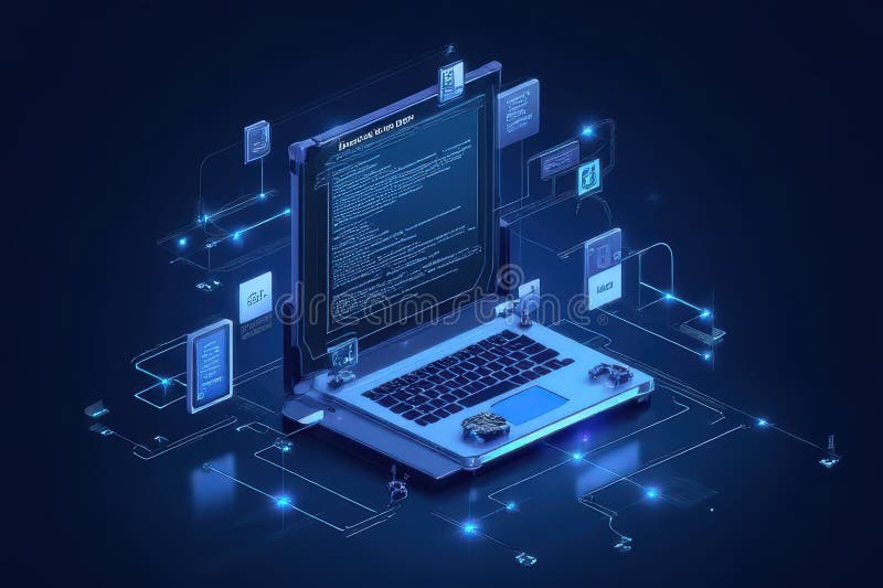 Python Hosting Environment Illustration Stock Illustration ...