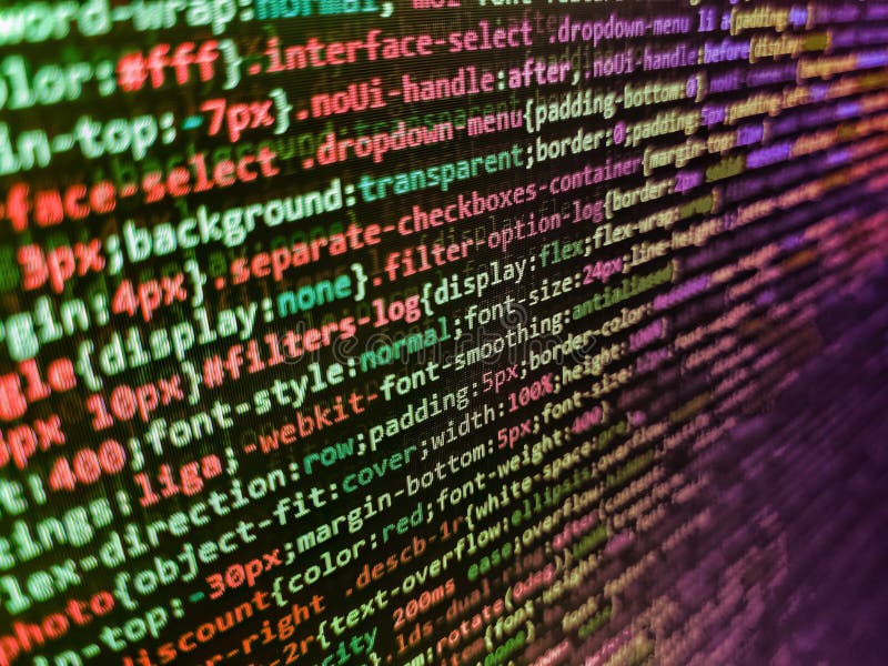 Python Programmeercode. Html- En Css-code Die Screenshot Ontwikkelt ...