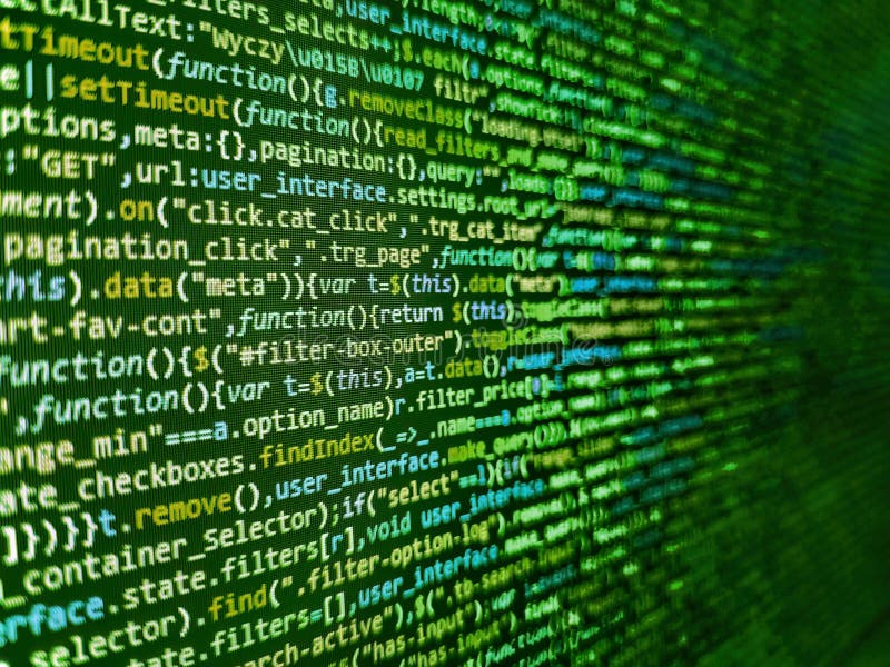 Python Programming Developer Code Abstract Program Code On Computer Screen Developer Working 5298
