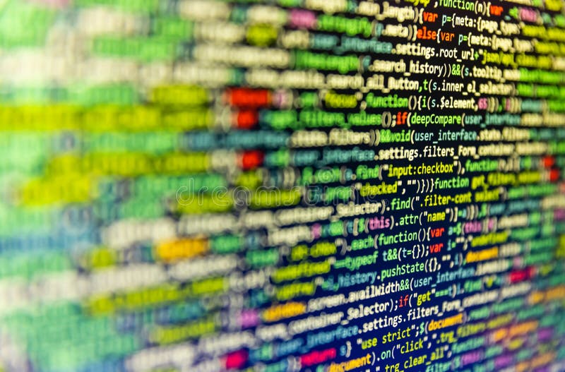 Python Programming Developer Code Writing Programming Code On Laptop Close Up Of Computer Web