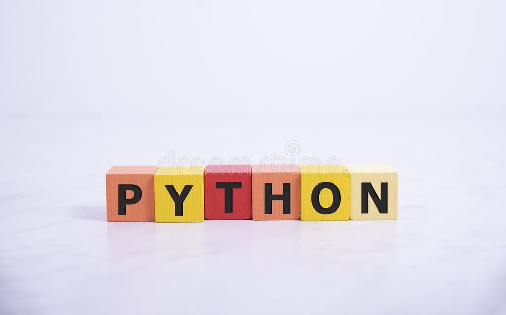 Python Programming Language Word Concept. QA Concept Stock Photo - Image of computer ...