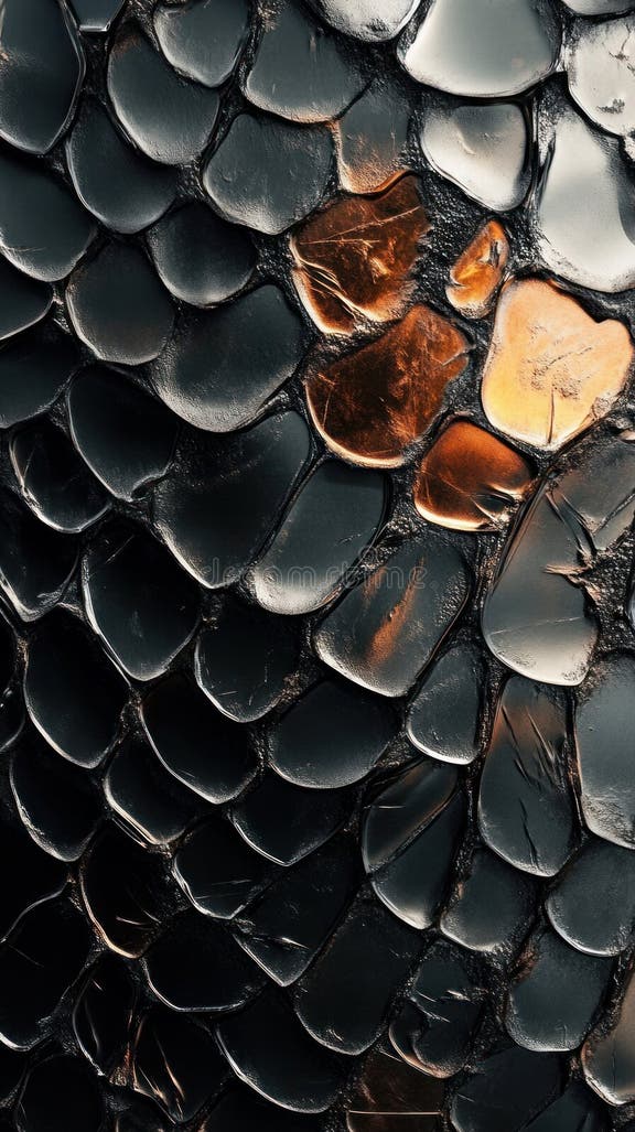 Python Scales Shattering into Glass Shards Hyperrealistic Repeat Stock ...