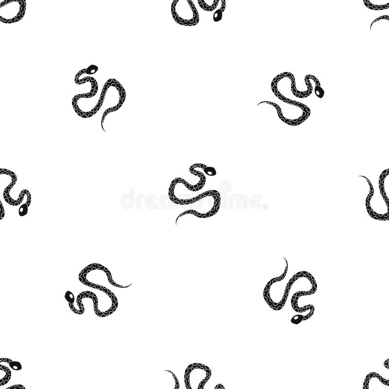 Python Snake Icon, Outline Style Stock Vector - Illustration of line ...