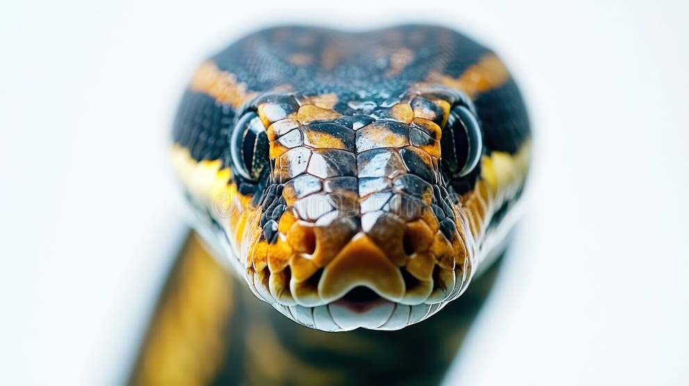 Python Snake Reptile Isolated Stock Illustration - Illustration of ...