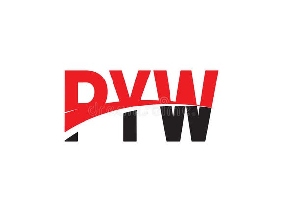 PYW Letter Initial Logo Design Vector Illustration Stock Vector ...