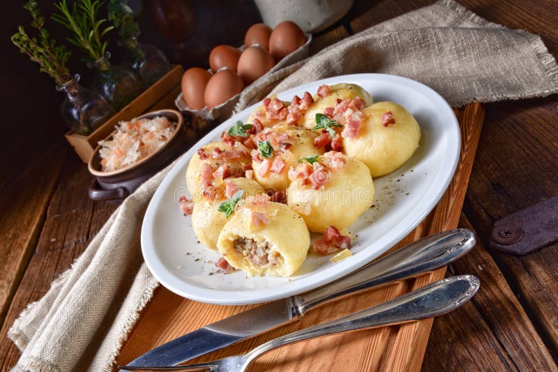 Pyzy are a Type of Polish Dumpling Stock Image - Image of french ...