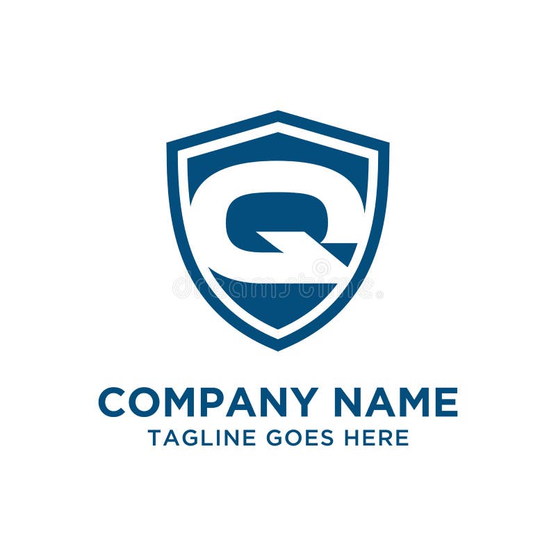 Q Letter Shield Logo Vector Design Template. Stock Vector ...
