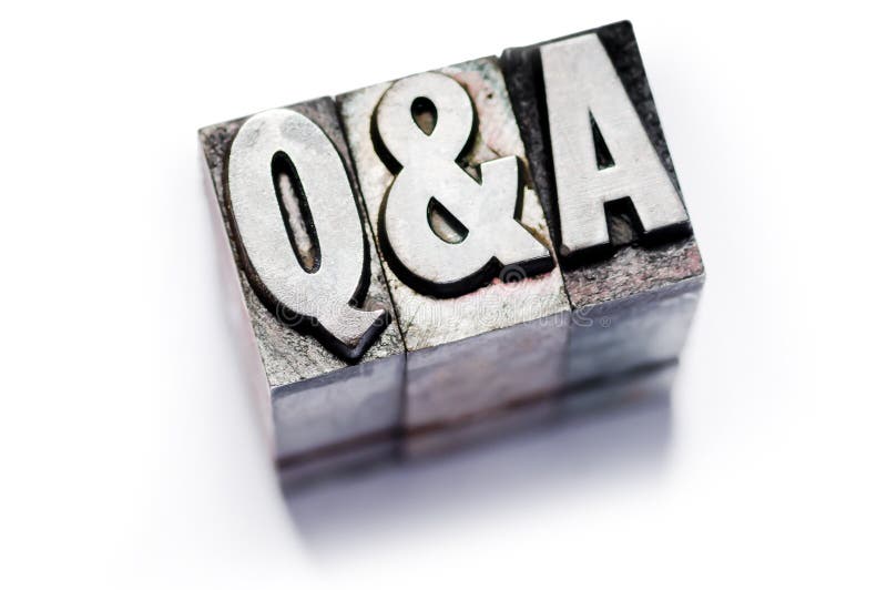Q&a - Questions and Answers Sign Stock Photo - Image of reminder, white ...