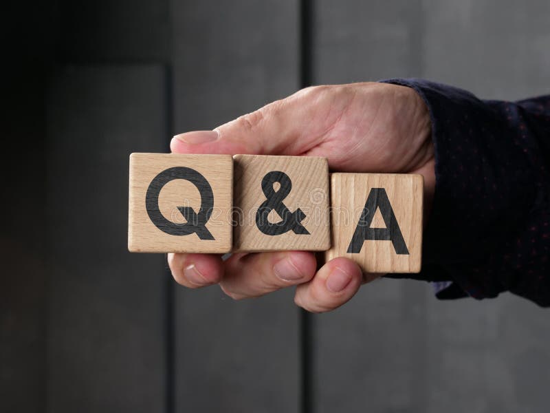 Q and a or Questions and Answers Concept is Shown Using the Text Stock ... Q and a or Questions and Answers Concept is Shown Using the Text Stock ...