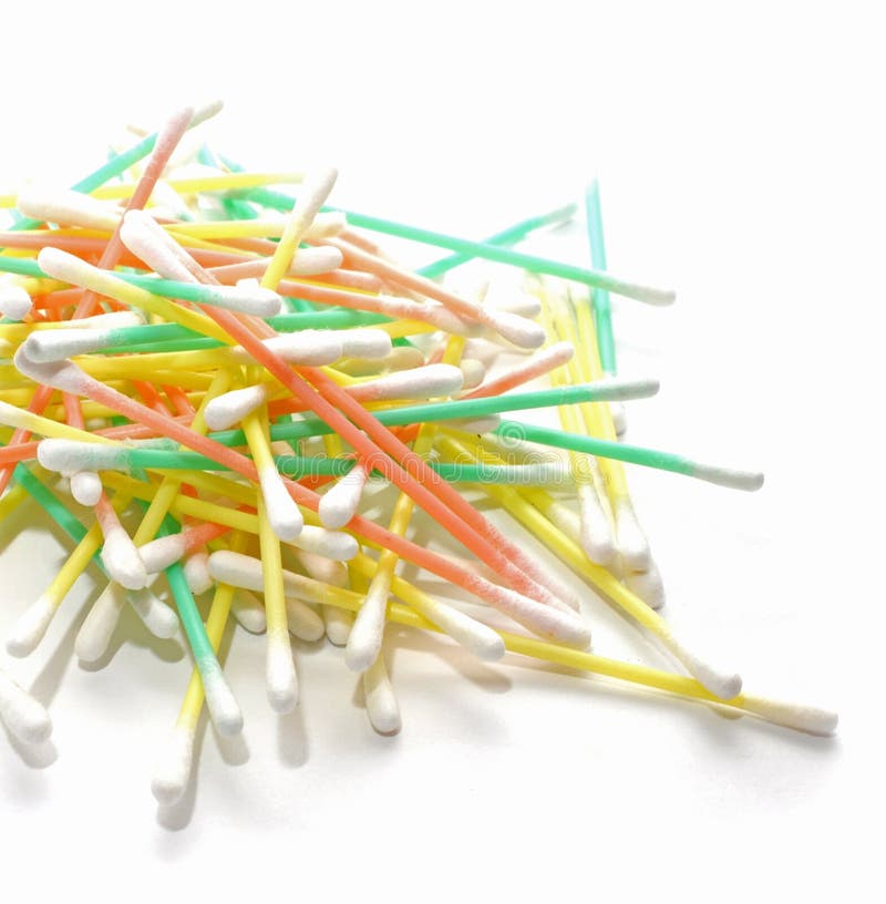 Q tips stock image. Image of orange, cotton, swab, healthcare - 29511517