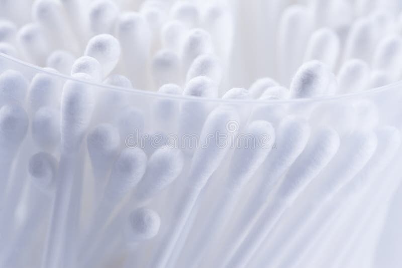 Q tips on white stock image. Image of object, hygiene - 34055151
