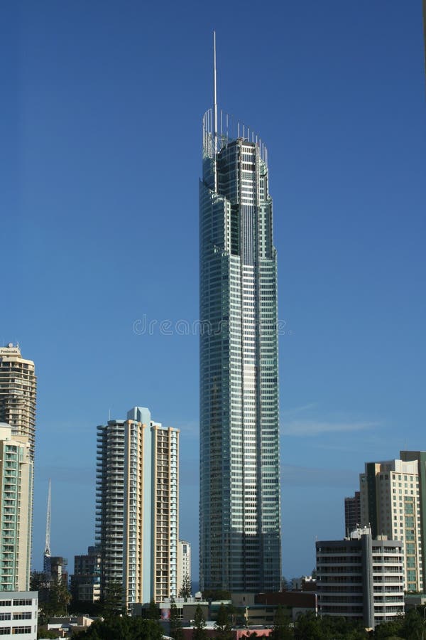 Q1 Tower, Daytime, Gold Coast Stock Image - Image of high, development ...