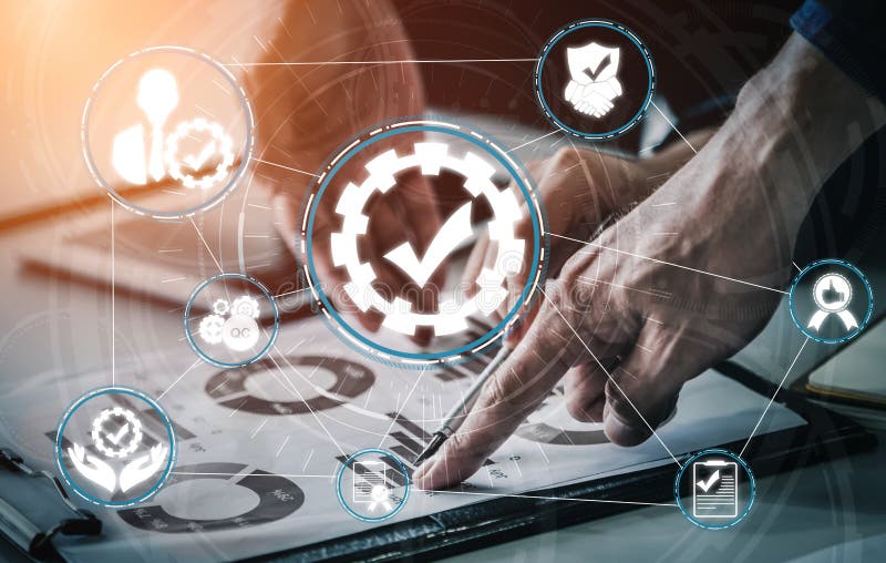 QA Quality Assurance and Quality Control Concept Stock Photo - Image of ...