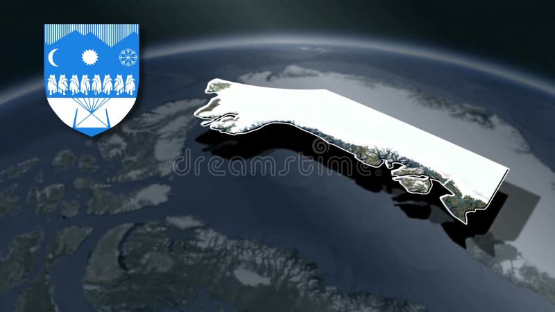 Qaasuitsup - Physical Map of the Globe Animation Map Stock Video ...