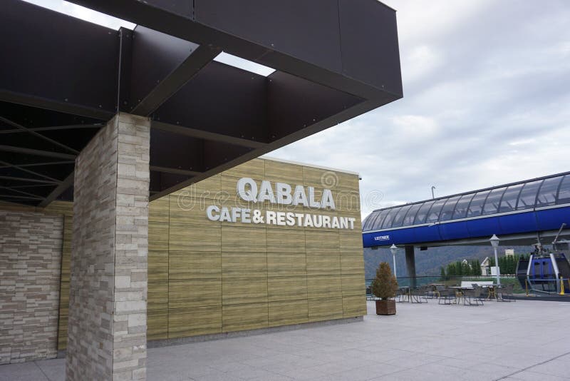 Qabala Cafe & Restaurant at Gabala ,azerbaijan Editorial Image - Image ...