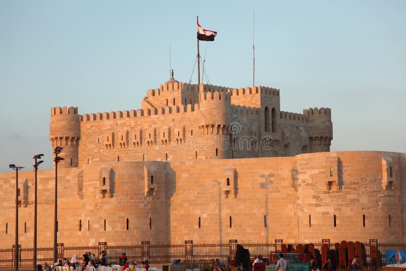 Alexandria Qaetbay Castle stock photo. Image of edinburgh - 22839528