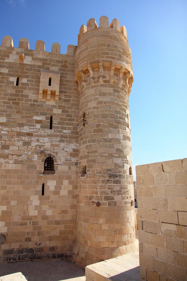 Qaetbay Castle Alexandria stock photo. Image of built - 20309116