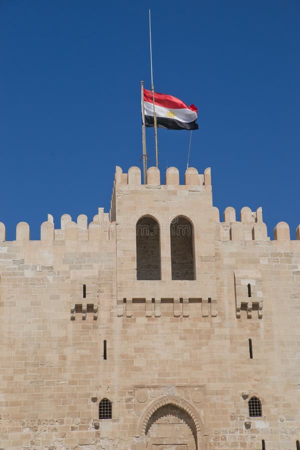 Qaetbay Castle Alexandria editorial stock photo. Image of structure ...