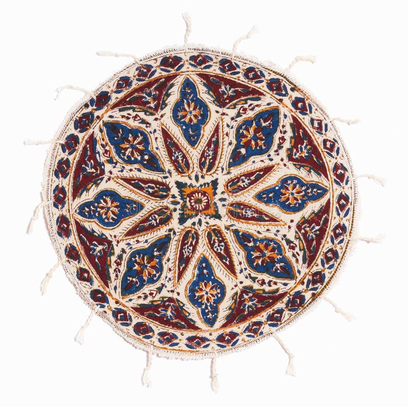 Qalamkar - Printed Calico, Persian Handicraft. Stock Image - Image of ...