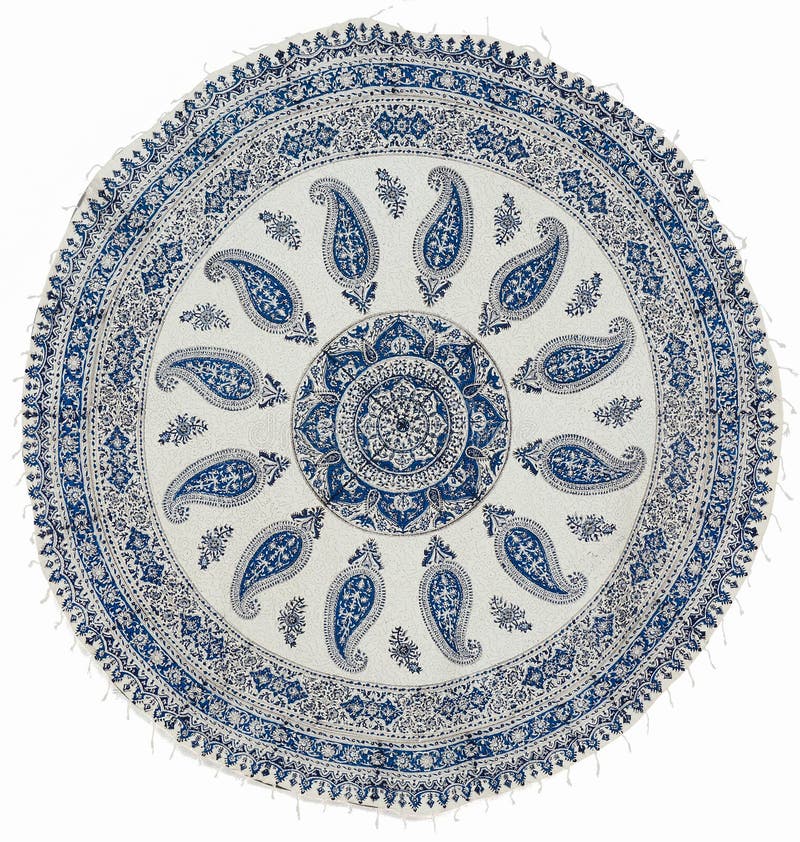 Qalamkar - Printed Calico, Traditional Handicraft. Stock Photo - Image ...