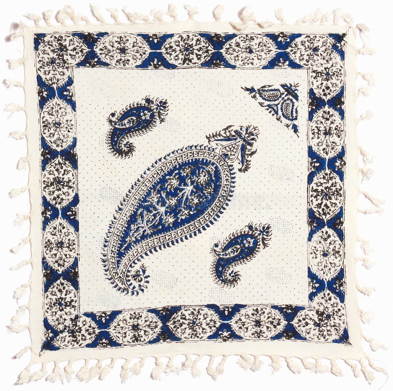 Qalamkar - Printed Calico, Traditional Handicraft. Stock Image - Image ...