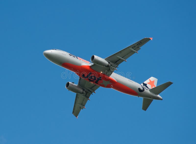Qantas Boeing 747 editorial photography. Image of holidays - 10836222