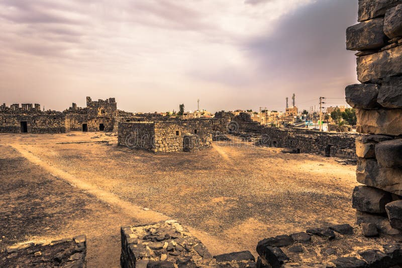 Qasr Al Azraq - September 30, 2018: Ancient Castle of Qasr Al Azraq in ...