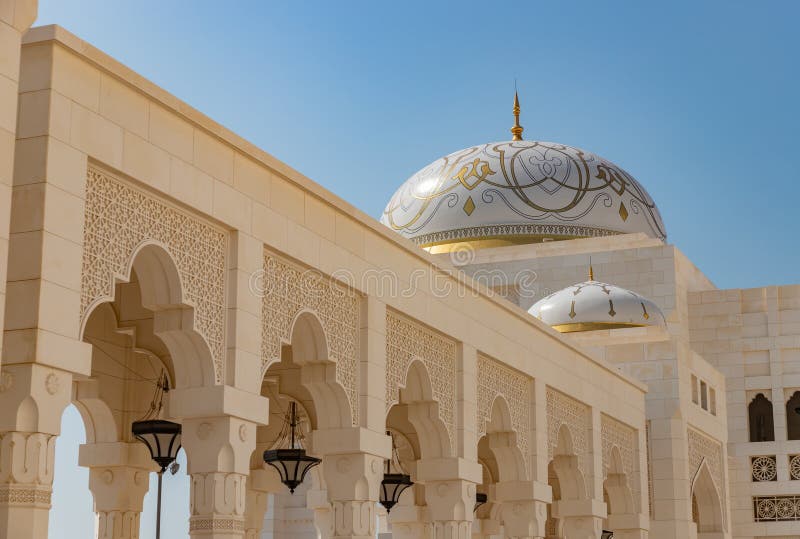 Qasr Al Watan Domes editorial image. Image of qasr, stones - 315429010