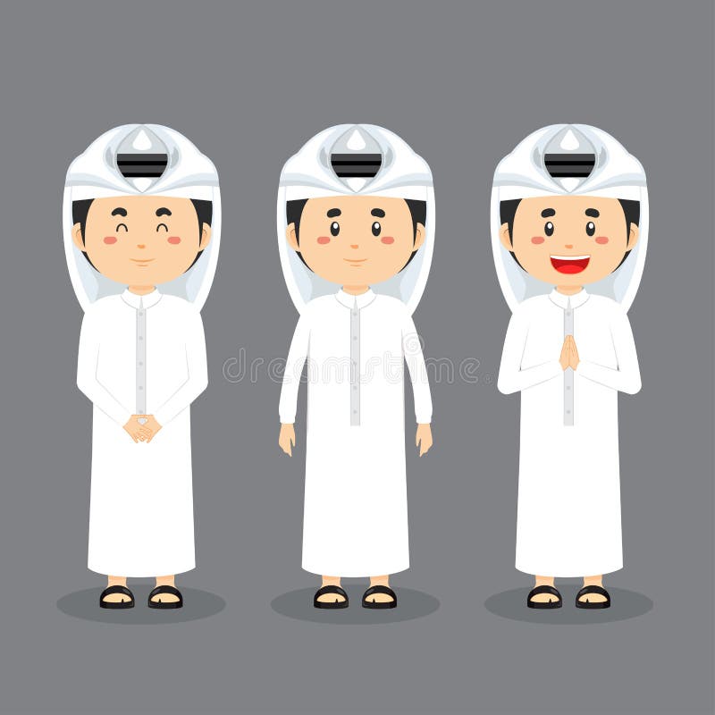 Qatar Costume Stock Illustrations – 122 Qatar Costume Stock ...