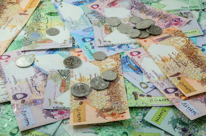 Qatar currency stock image. Image of doha, financial - 74909965