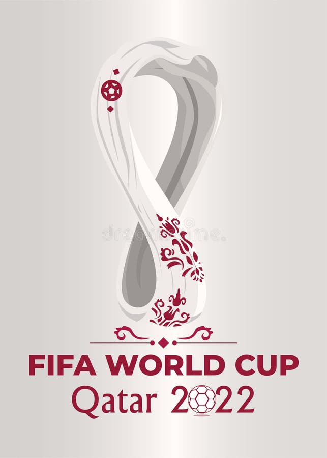 Qatar World Cup Logo 2022 editorial image. Illustration of country ...