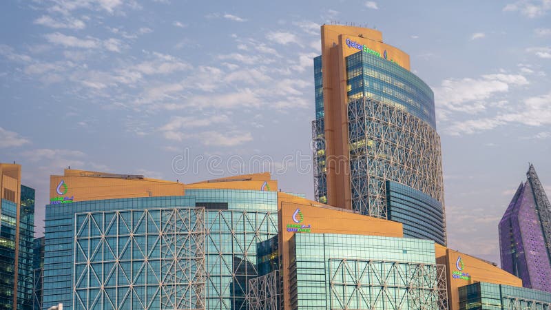 Qatar Energy (qatar Petroleum) Head Office Editorial Stock Image ...