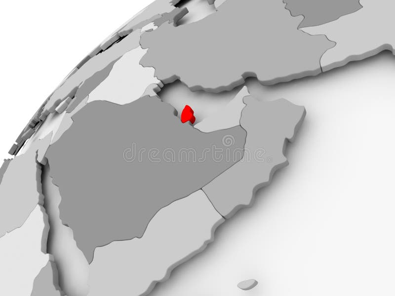 Grey map of Qatar stock vector. Illustration of arabic - 140472418