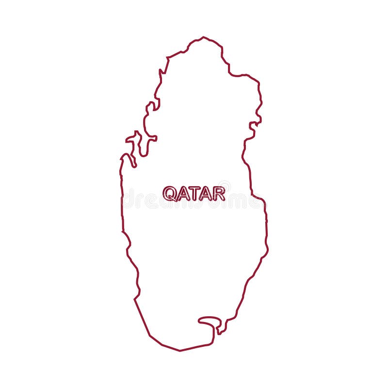 Qatar Map Logo Stock Illustrations – 365 Qatar Map Logo Stock ...