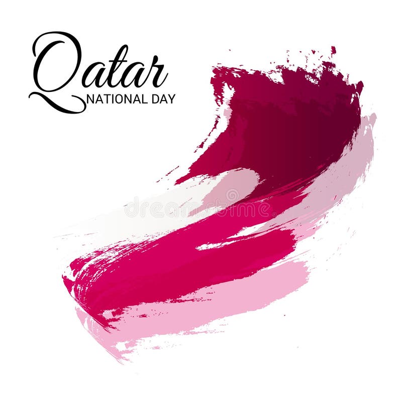 Qatar National Day. stock illustration. Illustration of celebration ...