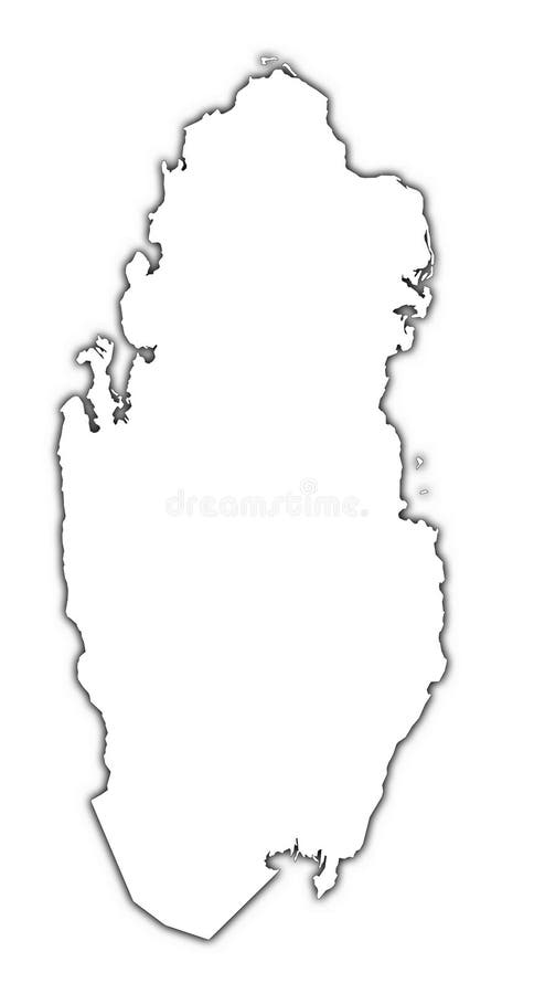 Qatar Map Outline Planning Assignments Useful Printable Travel School ...